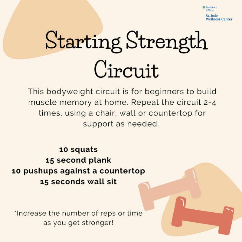 Starting Strength Circuit – St. Jude Wellness Center